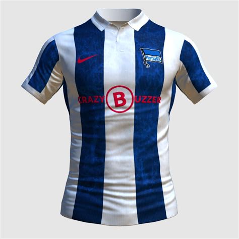 Hertha BSC Home Concept FIFA 23 Kit Creator Showcase