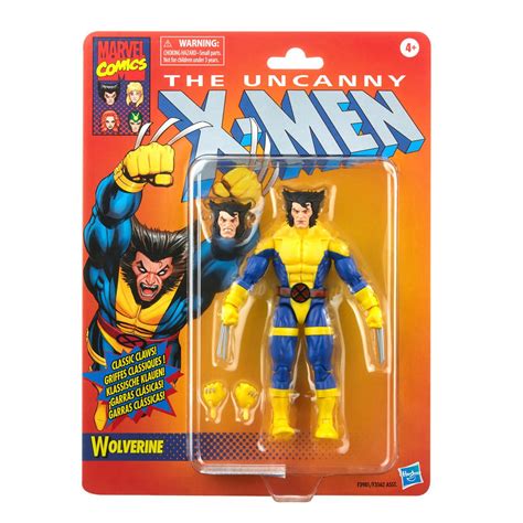 X Men Marvel Legends Retro Wolverine 6 Inch Action Figure