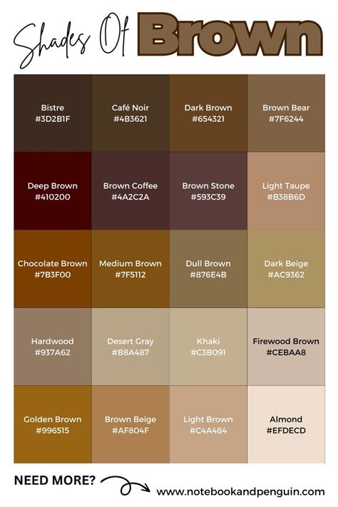 Discover Beautiful Brown Shades