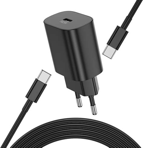 USB C Ladegerät für Samsung 25W Schnellladegerät mit 2M Kabel Super
