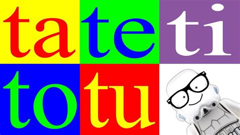 Aprender A Leer S Labas Ta Te Ti To Tu La Letra T Canal Block
