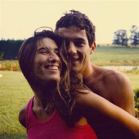 Ayrton Senna e sua namorada Adriane Yamin época da lotus sennasempre