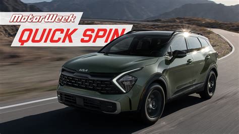 2023 Kia Sportage X Pro Prestige MotorWeek Quick Spin YouTube