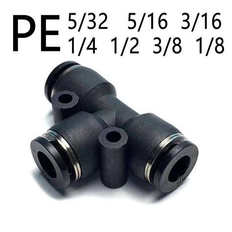 Pe Pet Conector R Pido Pneum Tico Pu Tubo De Ar