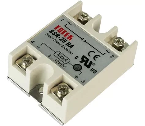 Rele De Estado Solido Ssr 25da 25a 380v 3 32v Fotek MercadoLivre