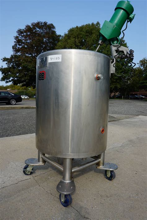 Lee Gallon Type Stainless Steel Jacketed Mix Tank Wohl Associates