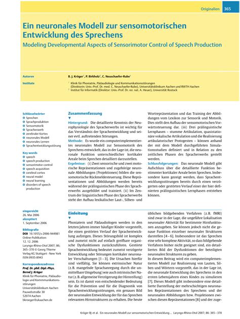 pdf [modeling developmental aspects of sensorimotor control of speech production]