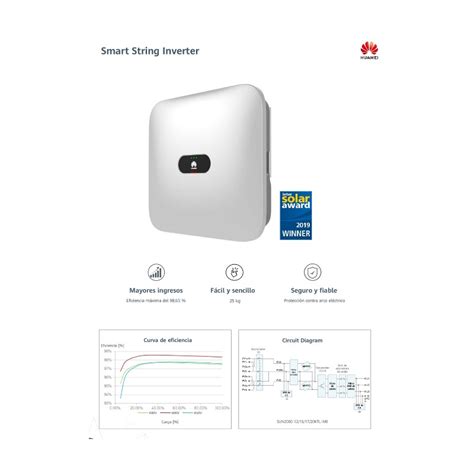 INVERSOR HUAWEI SUN2000 15 KTL M2 TRIFASICO NG