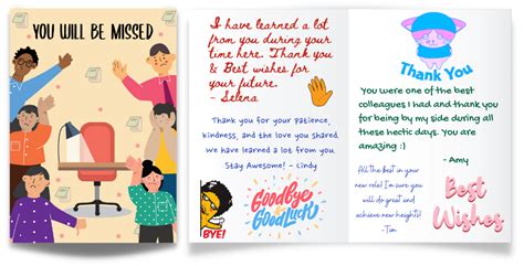 Farewell Card Messages For Coworkers