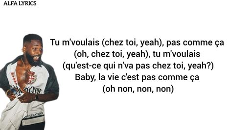 Tayc ft Tiakola Pas comme ça Lyrics Paroles YouTube
