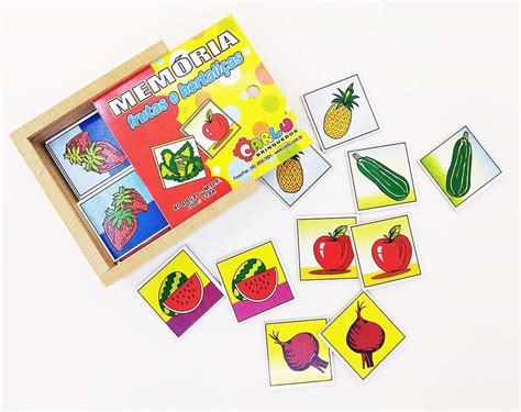 Jogo da Memória frutas legumes e hortaliças Virtual Saúde