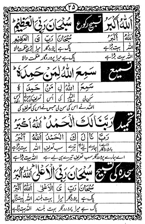 Namaz Lafz Ba Lafz Urdu Tarjuma Namaz With Urdu Translation Word By