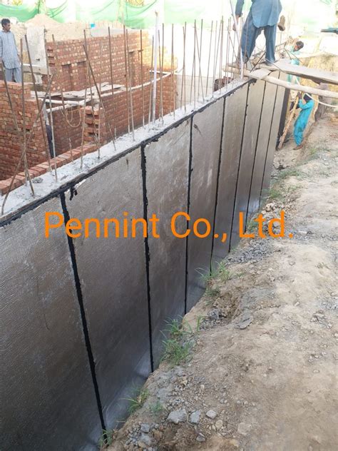 Aluminum Foil Self Adhesive Bitumen Waterproof Membrane Cross Laminated