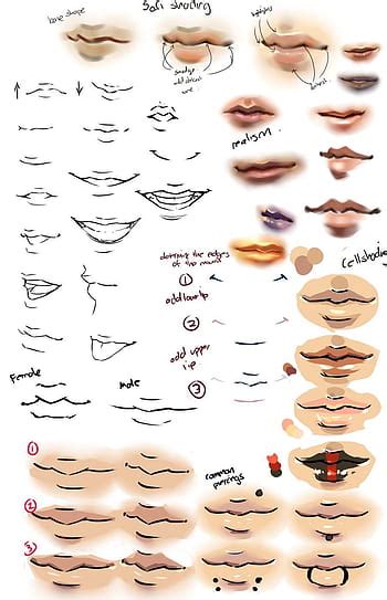 Update Drawing Lips Anime In Coedo Vn