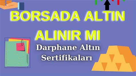 Hisse Senedi Alır Gibi Altın Almak Altın Sertifikası Nedir Helal mi