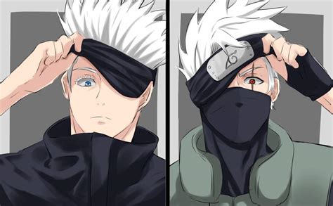 Aqui Un Dibujo Echo Por MI De Kakashi Sensei Y GoJou Sensei