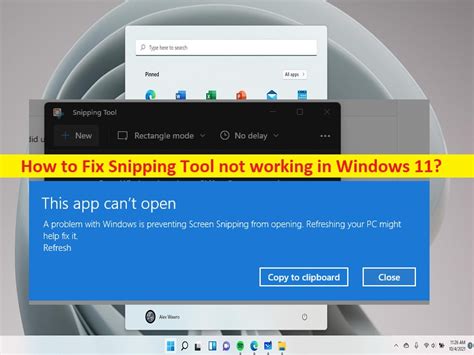 How To Fix Snipping Tool Not Working In Windows Steps Techs Gizmos