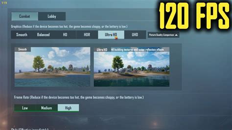 PUBG Mobile 120 FPS ULTRA HD SETTINGS PERFORMANCE TEST YouTube