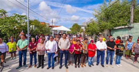NotiGAPE Inauguró Carlos Peña Ortiz pavimentación hidráulica por más