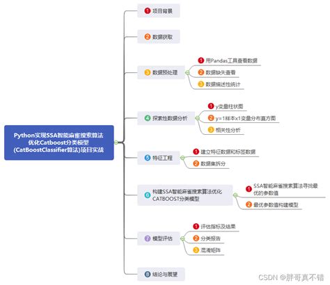 python实现ssa智能麻雀搜索算法优化catboost分类模型 catboostclassifier算法 项目实战 麻雀搜索算法 python csdn博客
