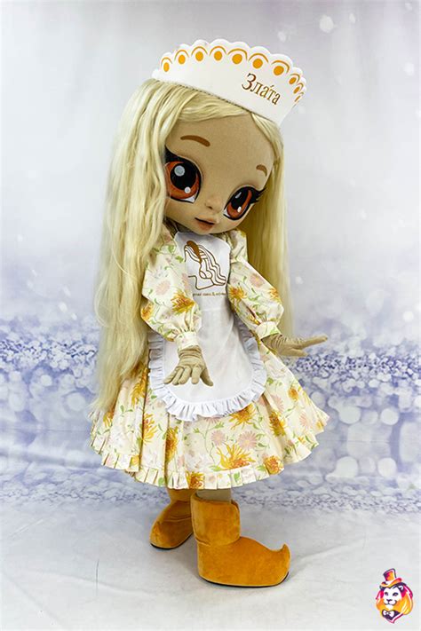 Zlata Doll Mascot Costume