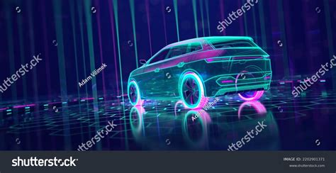 Wireframe Utility Vehicle Images Stock Photos D Objects