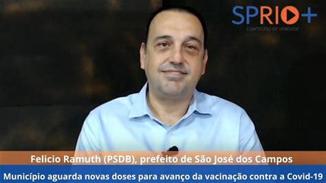 Felicio Ramuth Psdb Prefeito De S O Jos Dos Campos Youtube