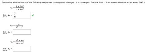 solved determine whether each of the following sequences