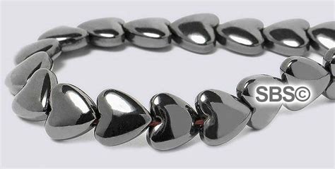 Magnetic Beads Hematite Mm Heart Spectacular Quality Aaa Grade