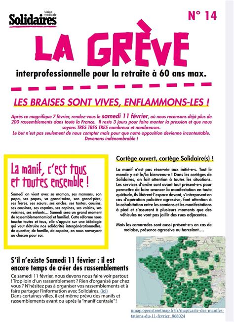 SUD éducation Paris on Twitter RT UnionSolidaires La Grève N14
