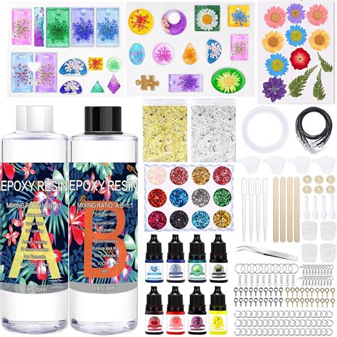 Amazon de MUOIVG Epoxidharz Set Anfänger 400 ml Glasklar Resin harz