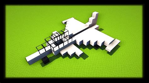 COMMENT FAIRE UN AVION DE CHASSE Tuto Build Minecraft YouTube