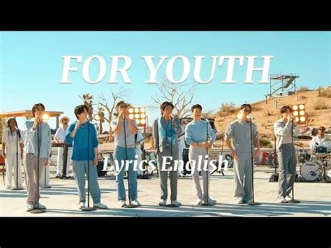 Bts For Youth Live Lyrics English Youtube