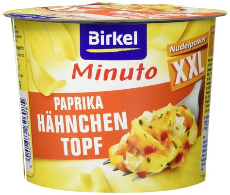 Birkel Minuto XXL Paprika Hähnchen Topf 6Er Pack 6 X 82 G Amazon