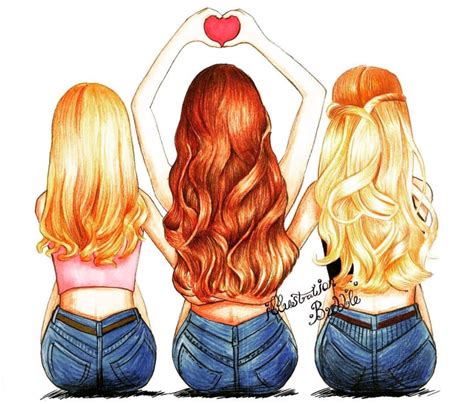 Pin by Sura Ley on Лучшие друзья Drawings of friends Best friend