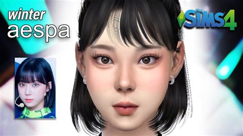 The Sims Cas Aespa Winter Create A Sim Cc List Maamuang