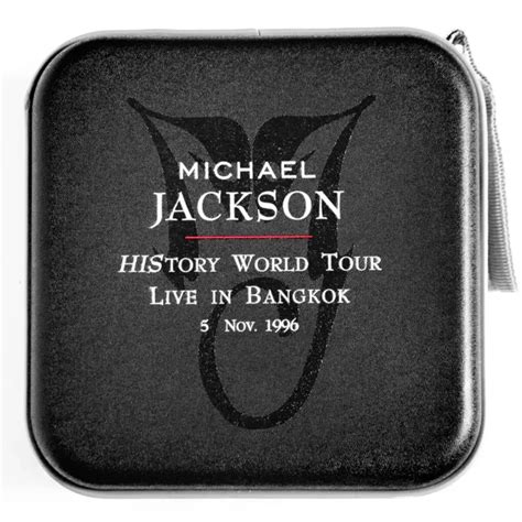 Michael Jackson History Tour Live In Bangkok Zipper Box Thailand
