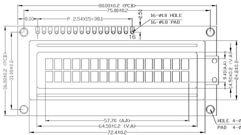 X Lcd Display Module Pinout Features Description Off