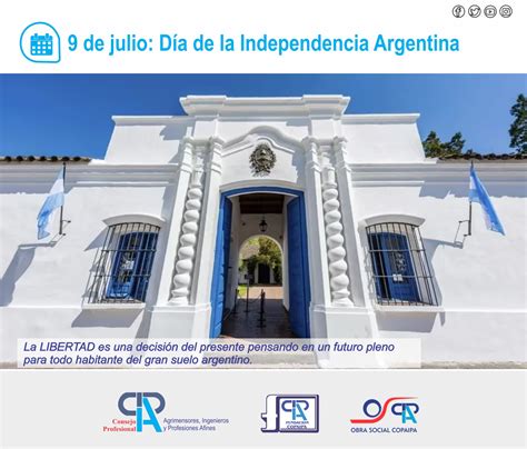 9 de julio Día de la Independencia Argentina