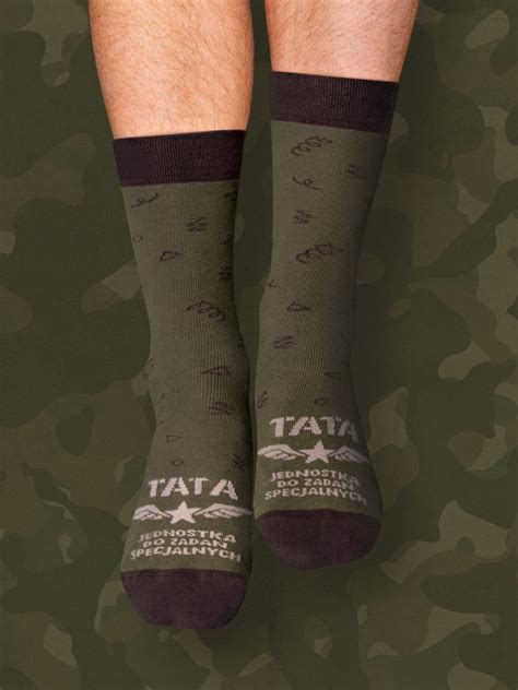Tata Jednostka Do Zadań Specjalnych Prezent Dla Taty Skarpety