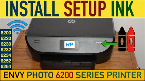How To Install Setup Ink Cartridges In Your HP Envy Photo 6200 Series