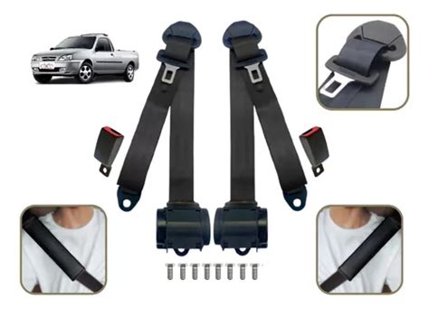 Kit Cinto Segurança 2 Bancos Completo Retrátil Ford Courier Frete grátis