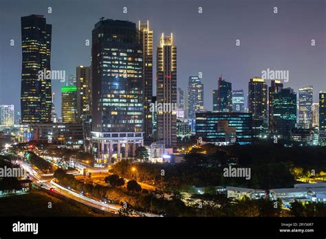 Jakarta Indonesien September Luftverschmutzung In Jakarta