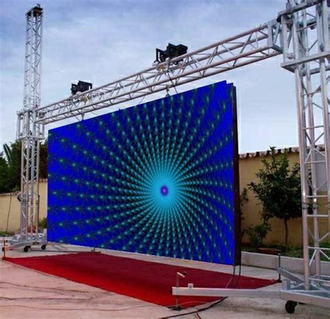 RJ ENTERPRISES RGB Outdoor Rental LED Display For Stage Dimension 576