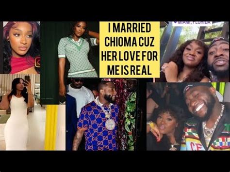 Commotion As Davido Revealed Why He Married Chioma Iin Stead Of His