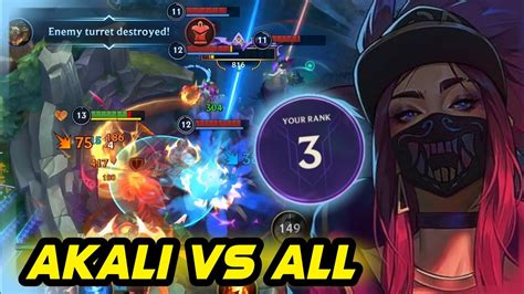 WILD RIFT BROKEN AKALI Vs TRISTANA HOW TO PLAY VERSUS ADC Akali