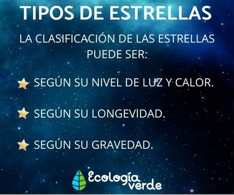 Est Pido Decorar Fortaleza Que Son Las Estrellas Y Como Se Clasifican