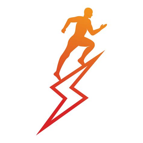 Running And Marathon Logo Vector Design Running Man Vector Symbol