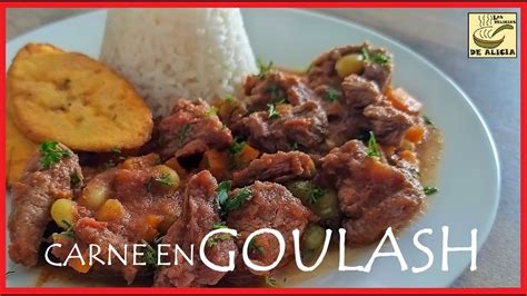 CARNE EN GOULASH RECETAS COLOMBIANAS YouTube
