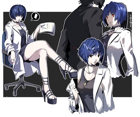 Amamiya Ren And Takemi Tae Persona And 1 More Drawn By Nakano Maru